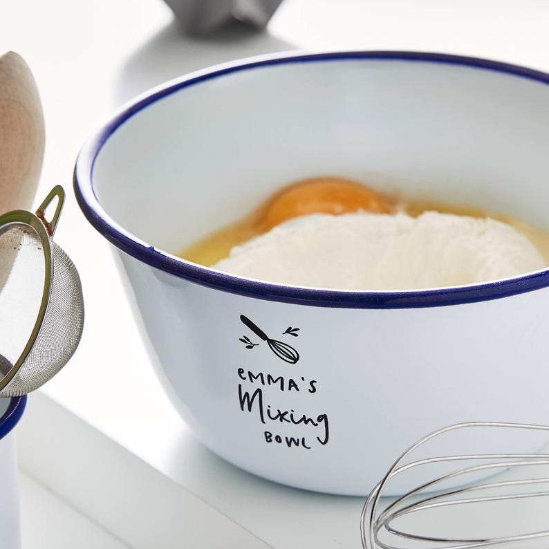 Personalised Mixing Bowl, Engraved Mixing Bowl, Mixing Bowl Gift ...