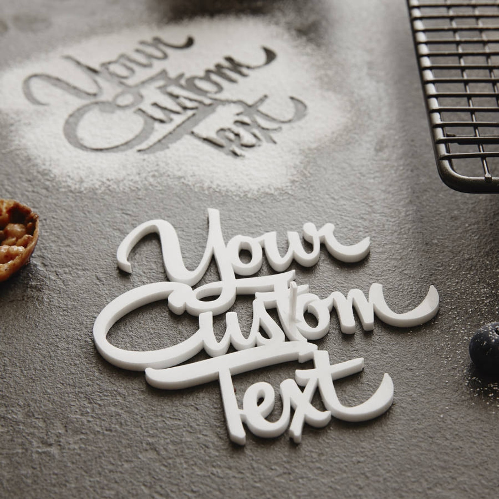 Personalised Custom Baking Stencil Etsy