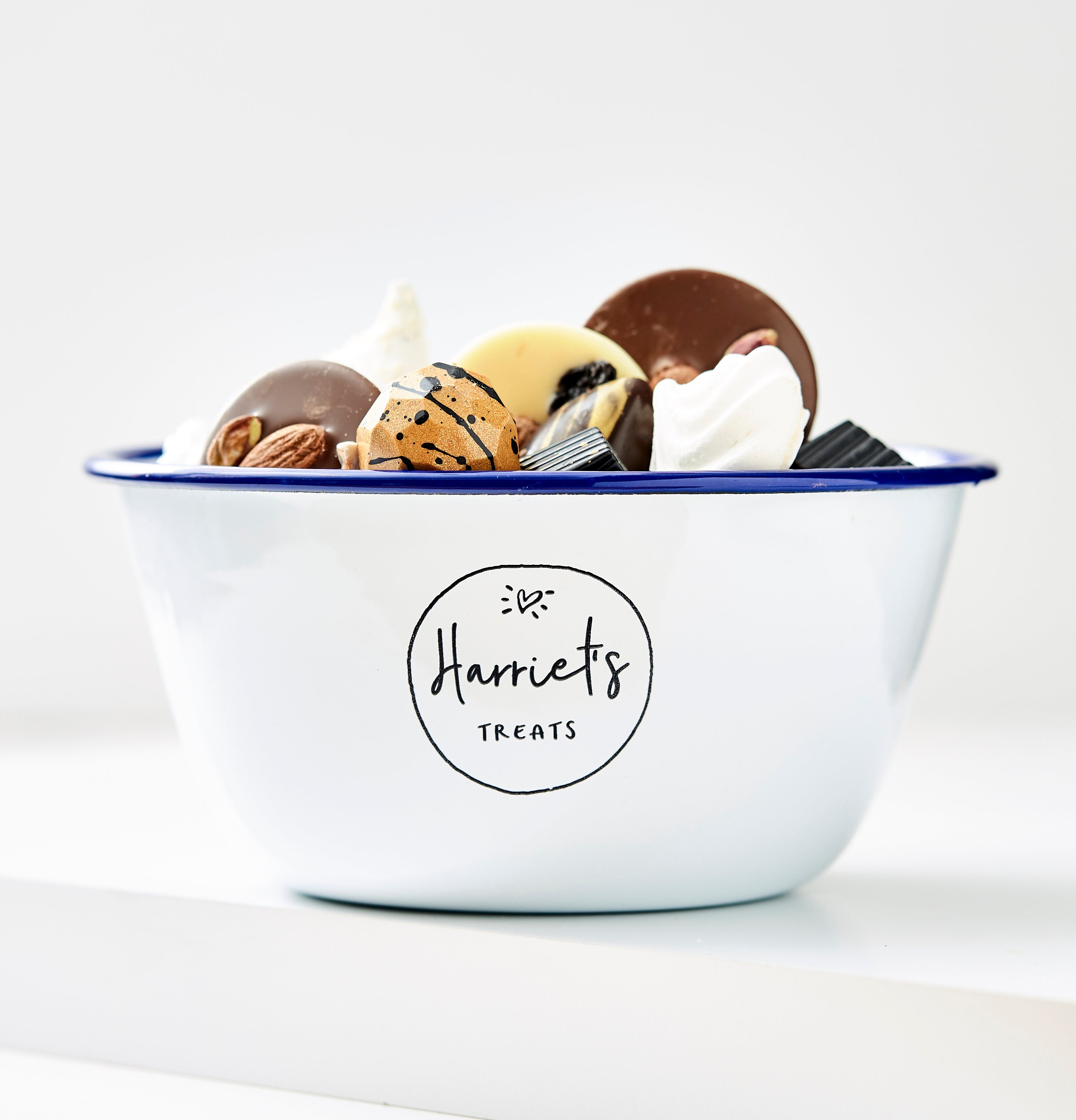 Personalised Enamel Sweet Treat Bowl - Etsy UK