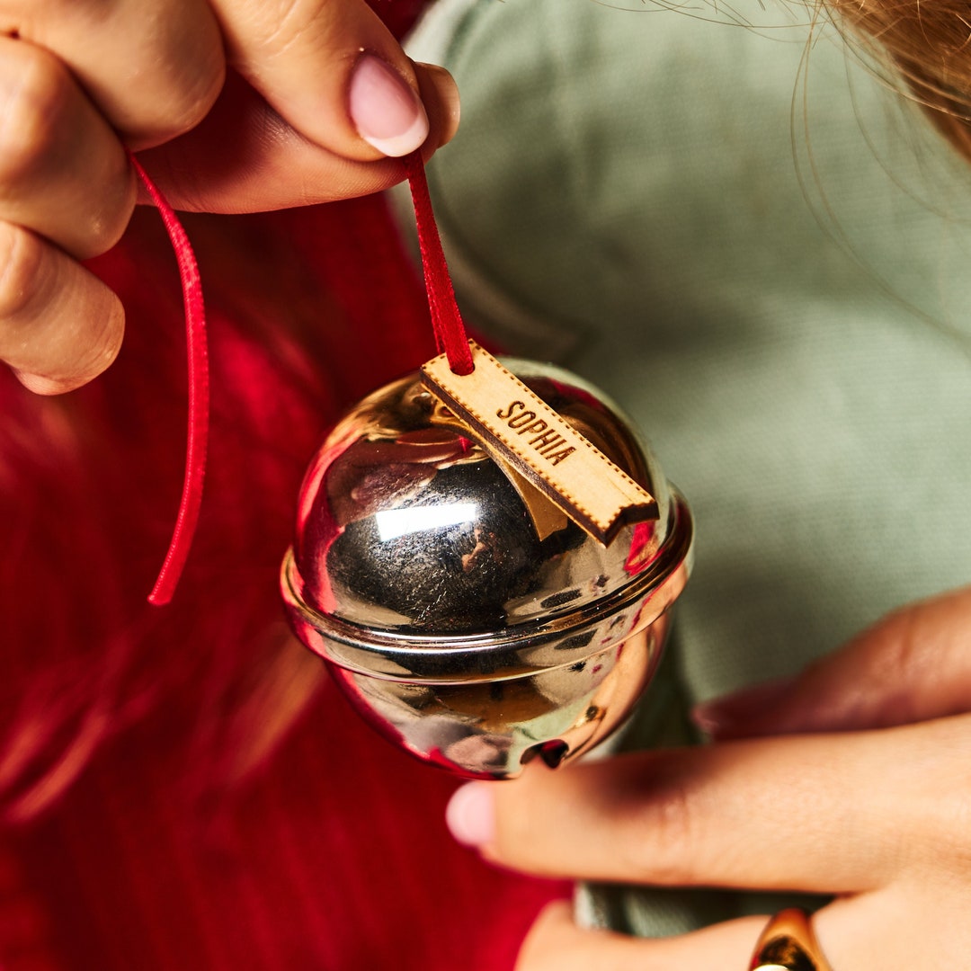 Personalised Believe Bell Christmas Decoration - Etsy