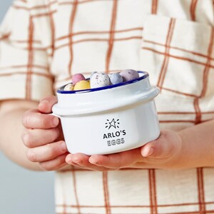 Personalised Enamel Snack Pot | Fathers Day Gift - Etsy