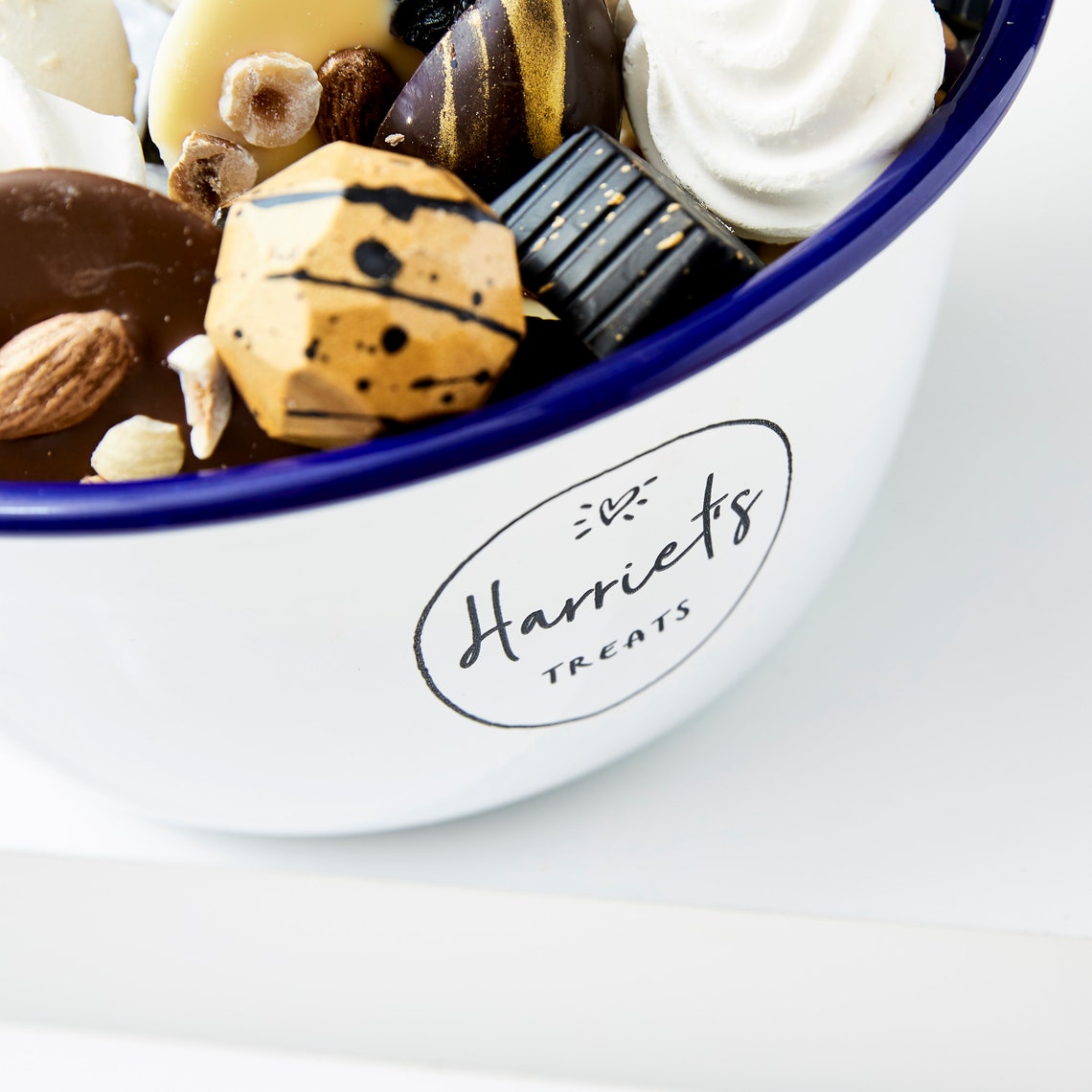 Personalised Enamel Sweet Treat Bowl - Etsy UK