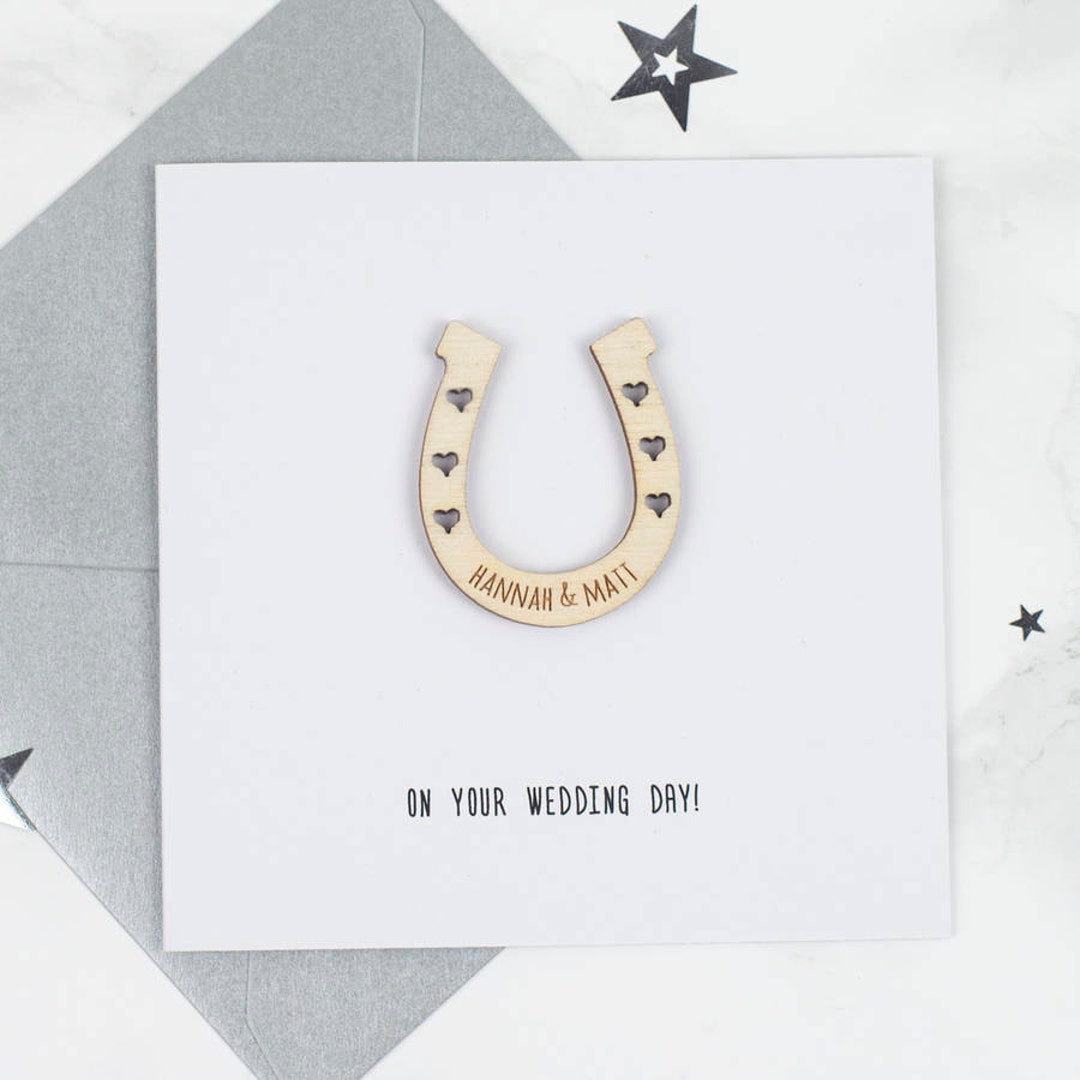 Personalised Wedding Keepsake Card - Etsy