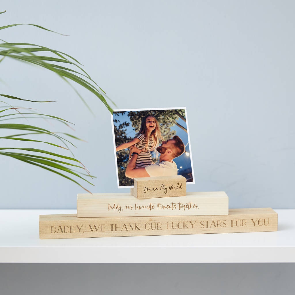 Personalised Photo Block for Him - Etsy UK