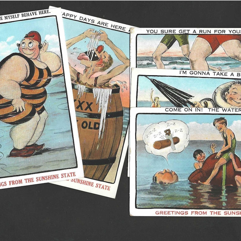 Funny Seaside Postcards - Etsy