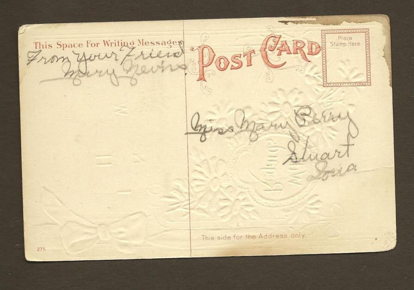 Vintage H Wessler Postcard 1909 with Regards - Etsy