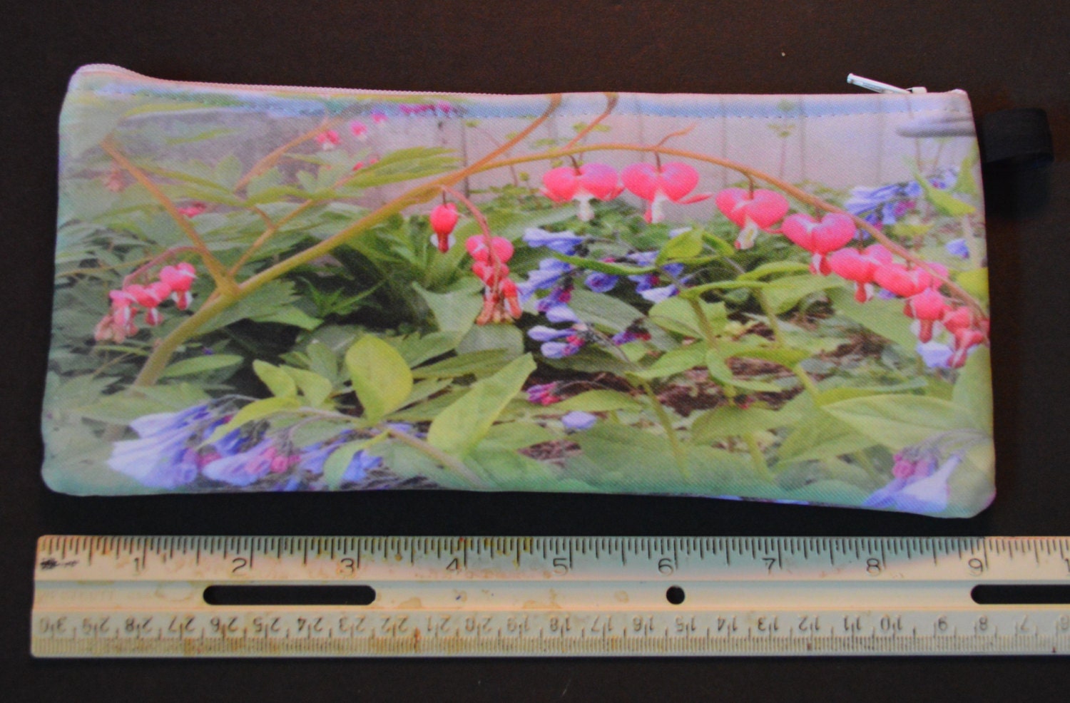 Spring Bleeding Hearts and Virginia Bluebells on Pencil Case - Etsy Canada
