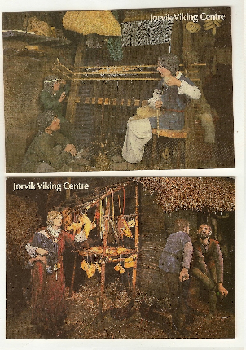 JORVIK Viking Centre 11 Unused Vintage Postcard Collection | Etsy