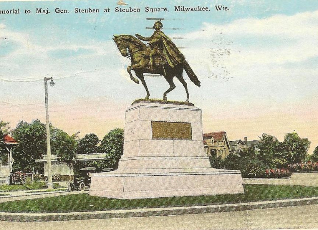 Major General Steuben Memorial MILWAUKEE Wisconsin Vintage - Etsy