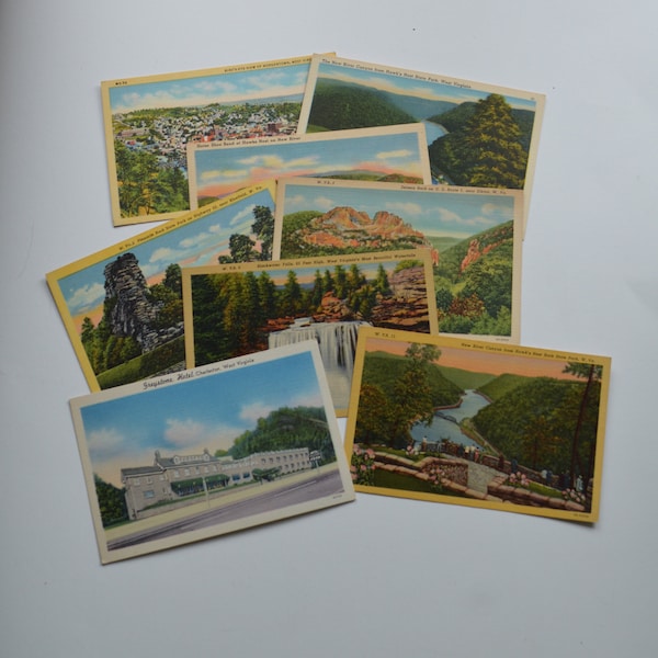 Virginia Postcards - Etsy