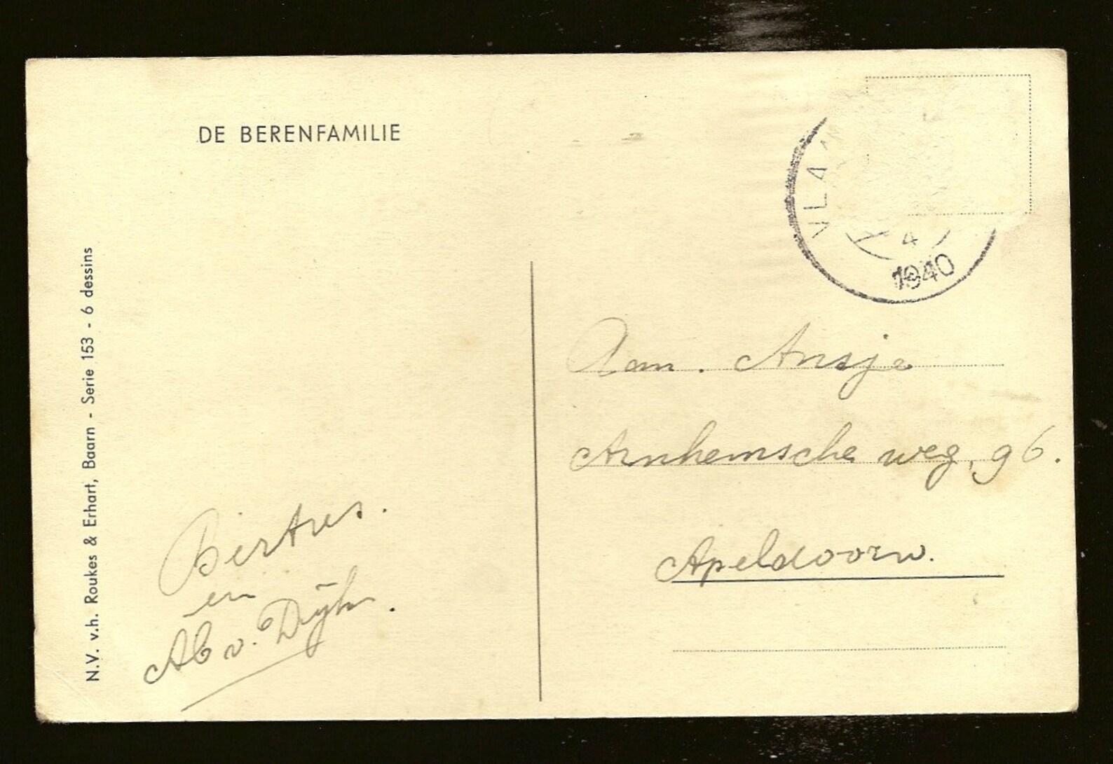 Set of Four Anthropomorphic Bear Postcards Dutch Vintage - Etsy Canada