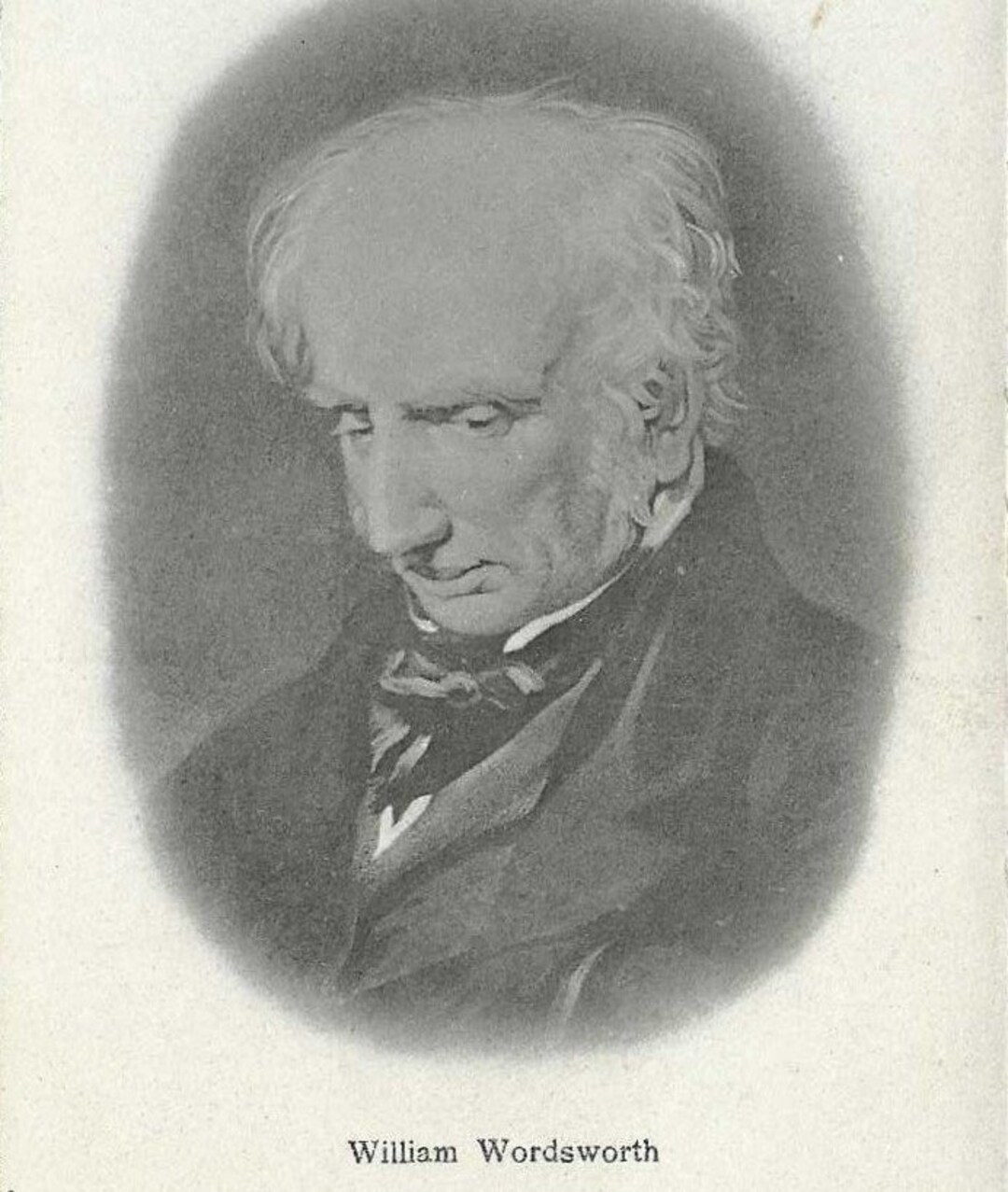 Portrait of William Wordsworth Unused Antique Postcard Poet Portrait - Etsy