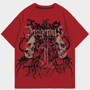Vintage Y2K Affliction Style Skull T-shirt: Grunge Punk Menswear - Etsy ...