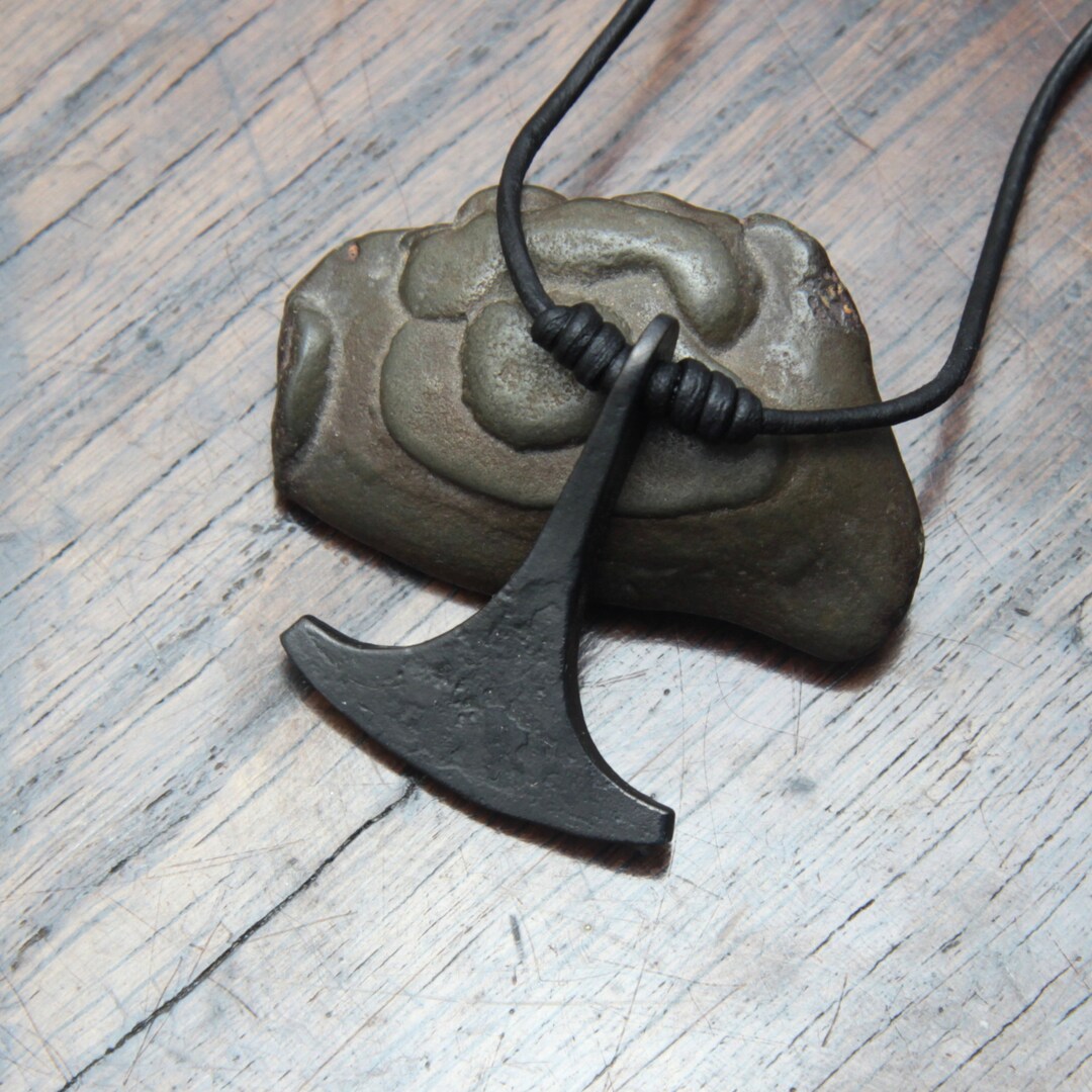 Small Ukonvasara Pendant. Finnish Ukko's Hammer. Ukonkirves. Handforged ...