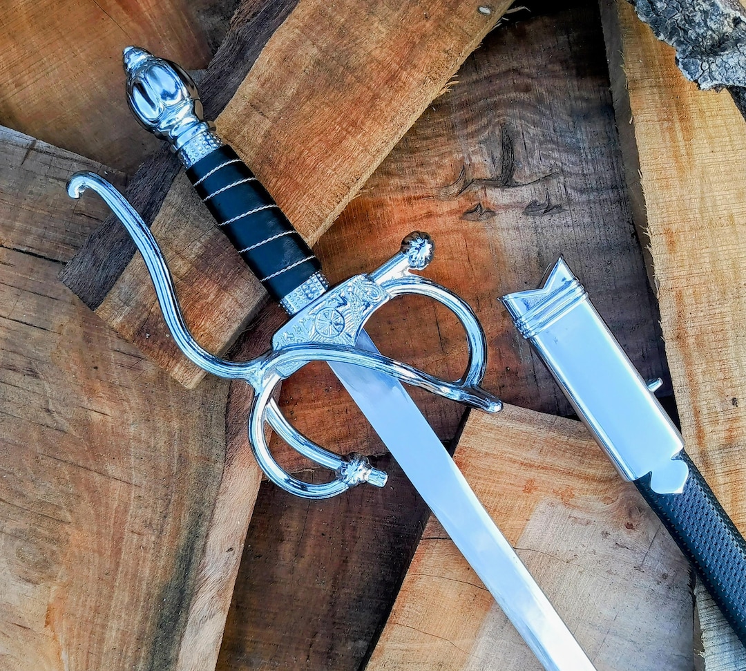 Handmade the Legend of Zorro Rapier Sword Replica With Scabbard ...