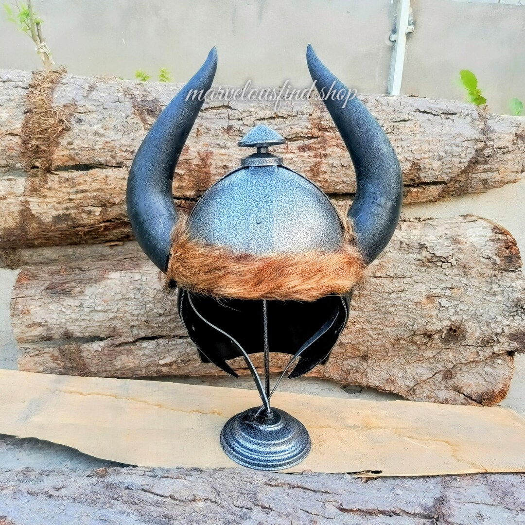 Handmade Conan the Barbarian Helmet Replica With Stand | Gift for Him ...
