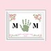 Mother’s Day Handprint Craft· Printable Mother's Day Art for Kids · DIY ...