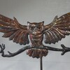 Made to Order Copper Raven Weathervane, Black Perched Raven, Garden ...