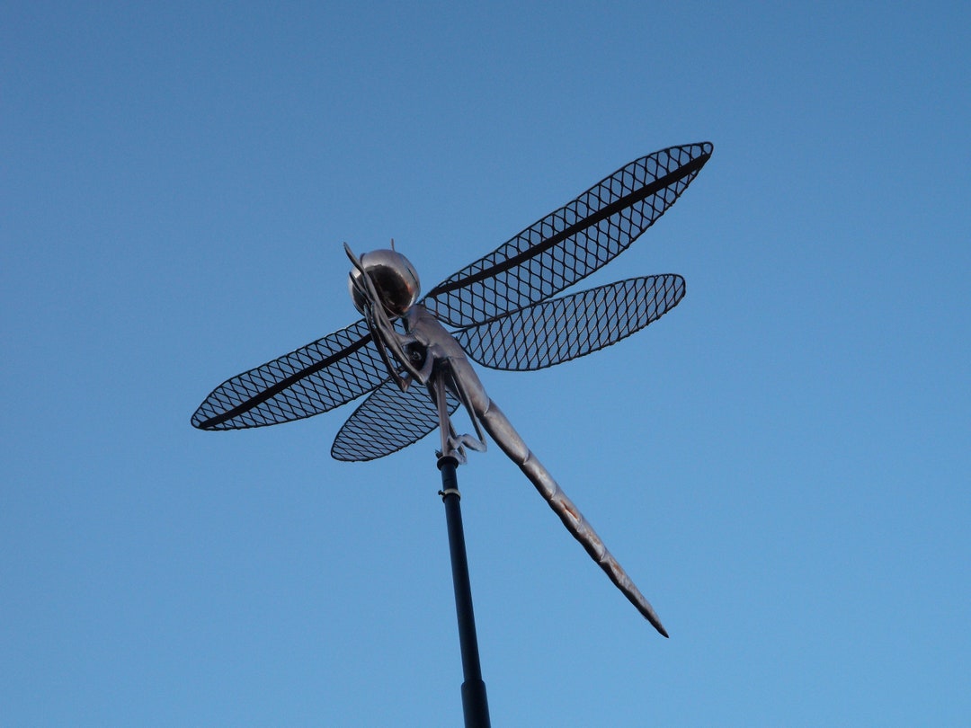 Custom Made to Order Copper Dragonfly Weathervane Architectural Detail ...