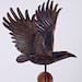 Made to Order Custom Celestial Raven Copper Weathervane Architectural ...