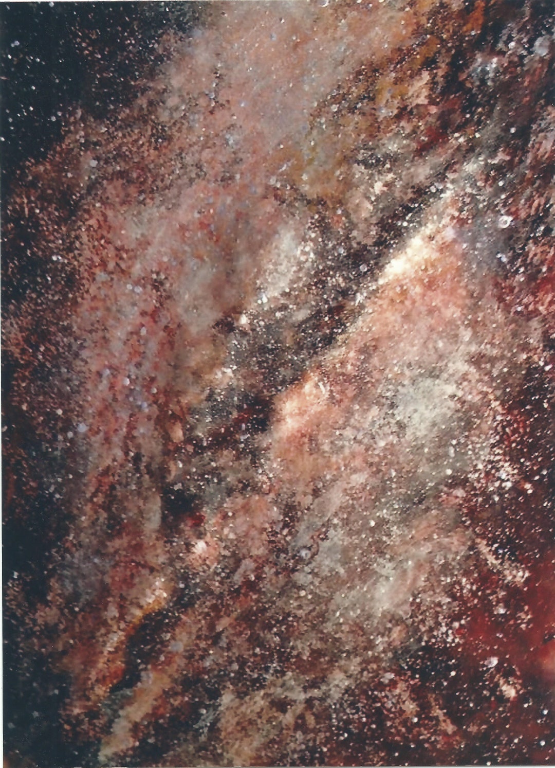 Made to Order Textured Copper Cosmos Low Relief Sculpture With Metal ...