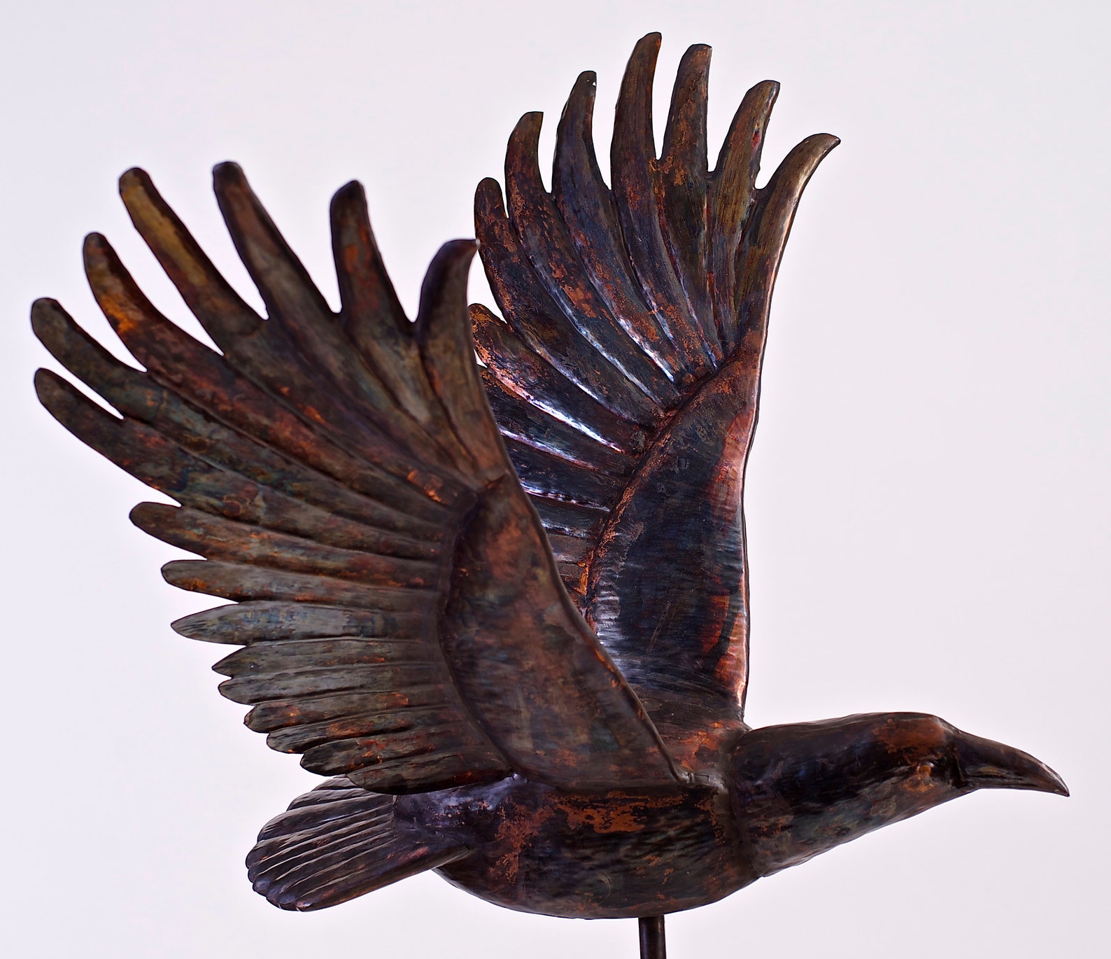 Made to Order Custom Celestial Raven Copper Weathervane Architectural ...