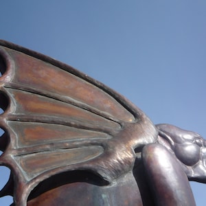 Made to Order Copper Gargoyle Large Rooftop Weathervane, Architectural ...