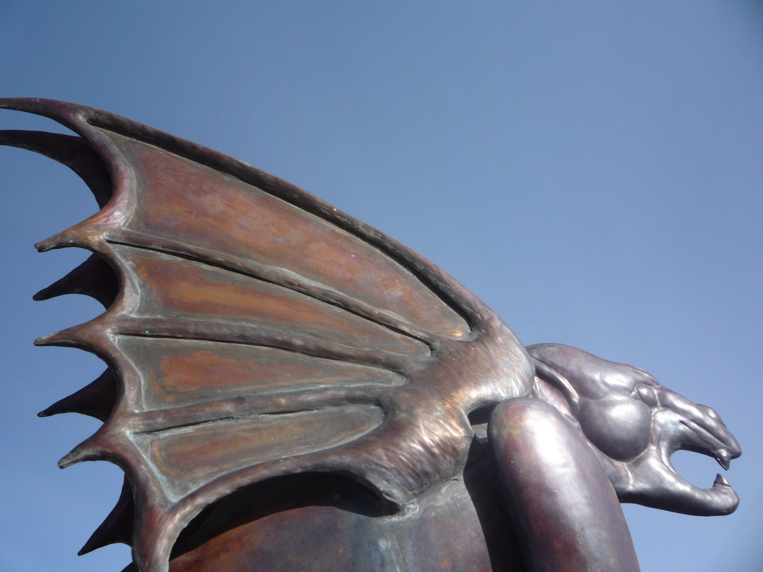 Made to Order Copper Gargoyle Large Rooftop Weathervane, Architectural ...