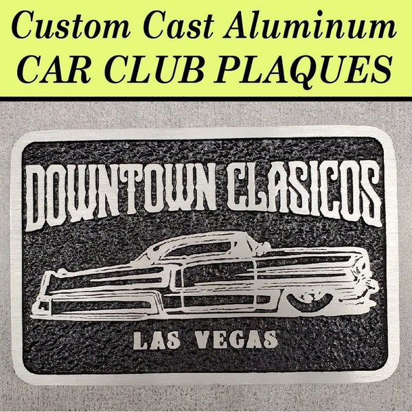Car Club Plaque - Etsy