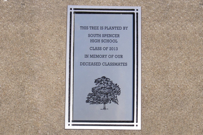 Memorials Garden Markers Tree Dedication Recognition: - Etsy