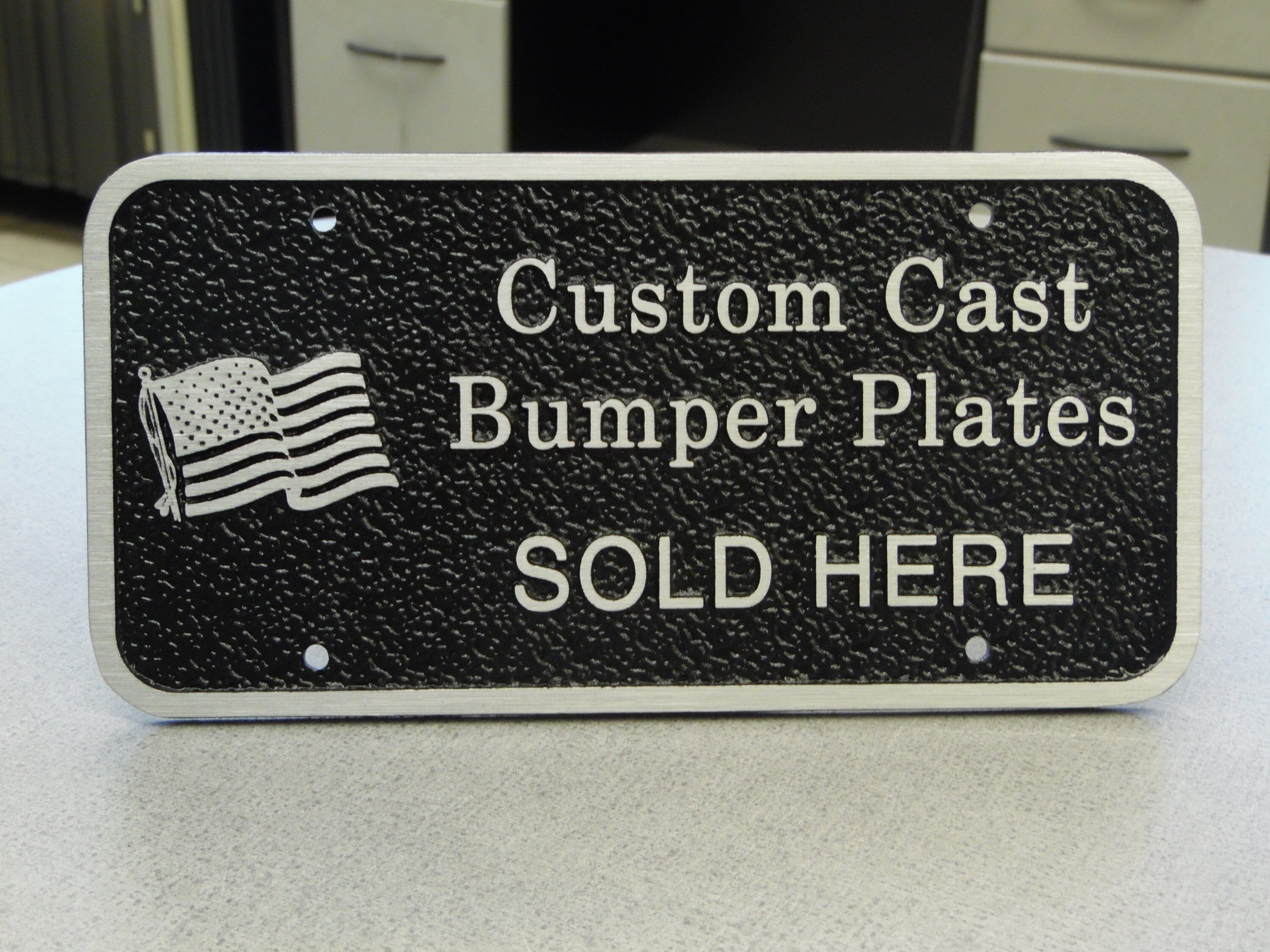 Custom Cast Aluminum Bumper Plaques - Etsy