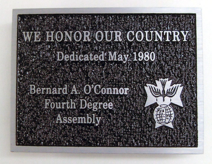 Cast Aluminum Dedication or Memorial Plaque Sign Award - Etsy