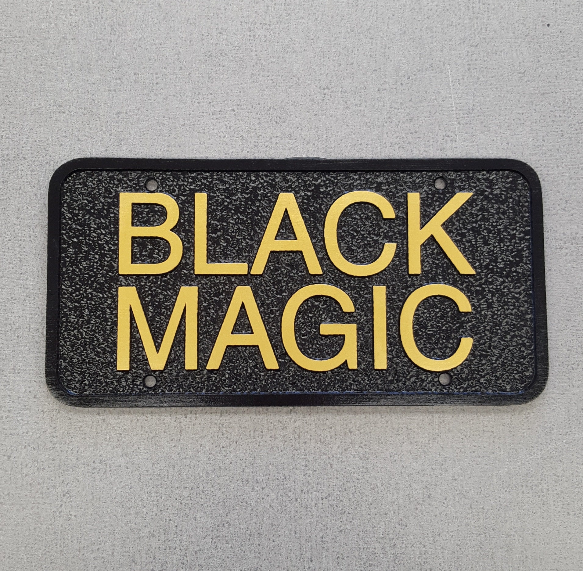 Car Club Plaque - Bumper Plate - Custom Designed Solid Cast Aluminum - Etsy