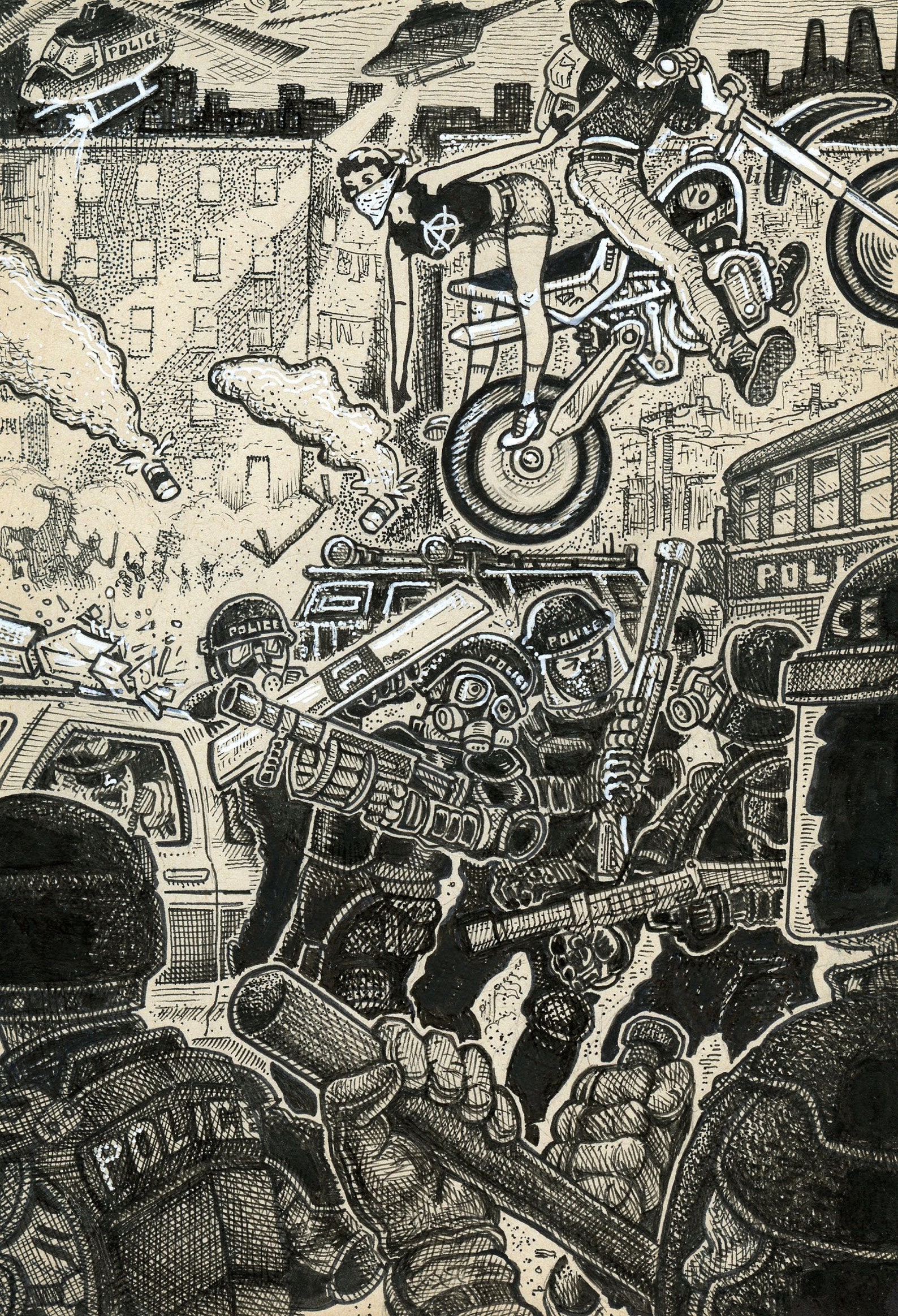 Singed Doodle Pad Prints by David Jablow 8.5x11" - Etsy