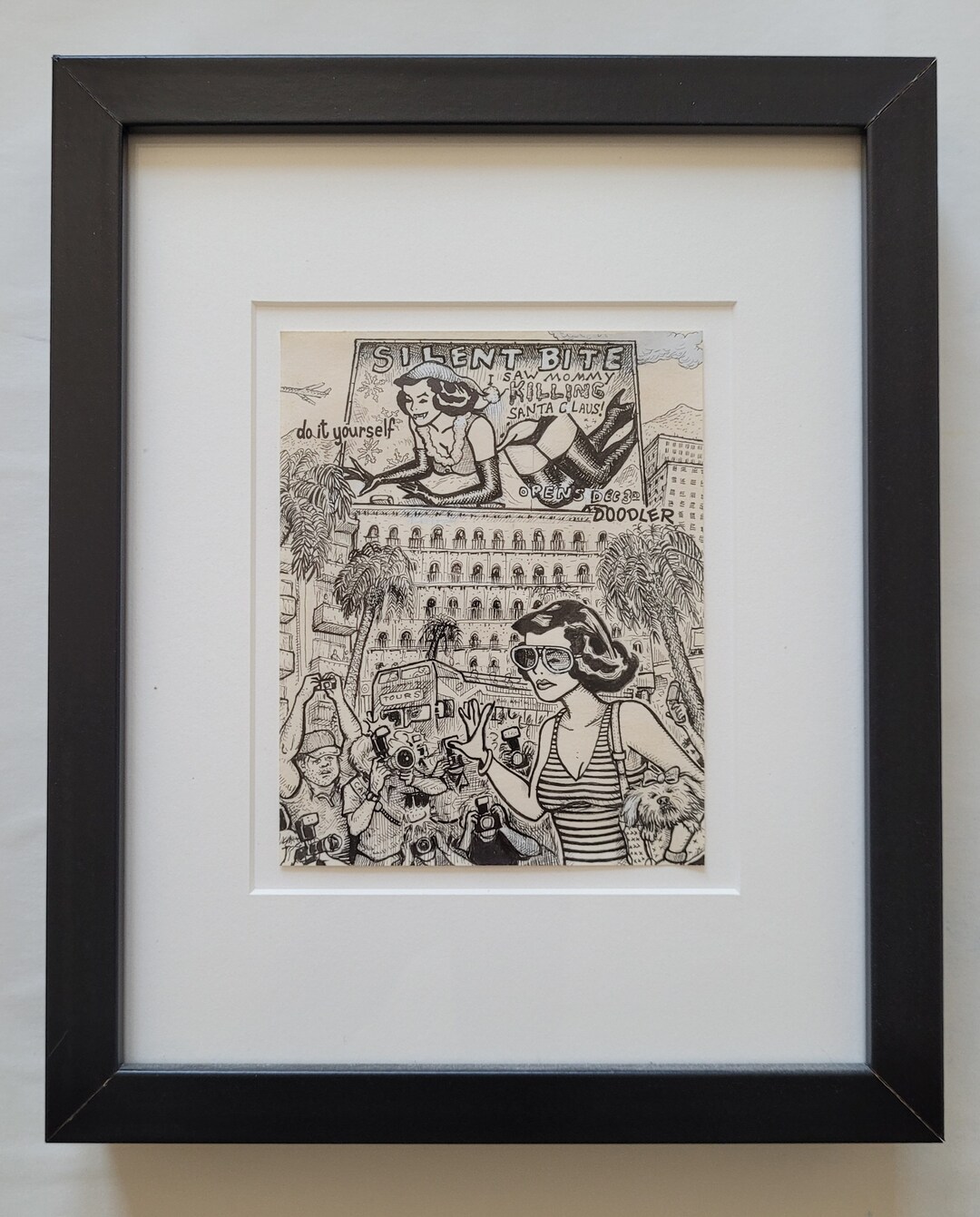 Original 'do It Yourself Doodler' Doodle Pad Drawing by David Jablow ...