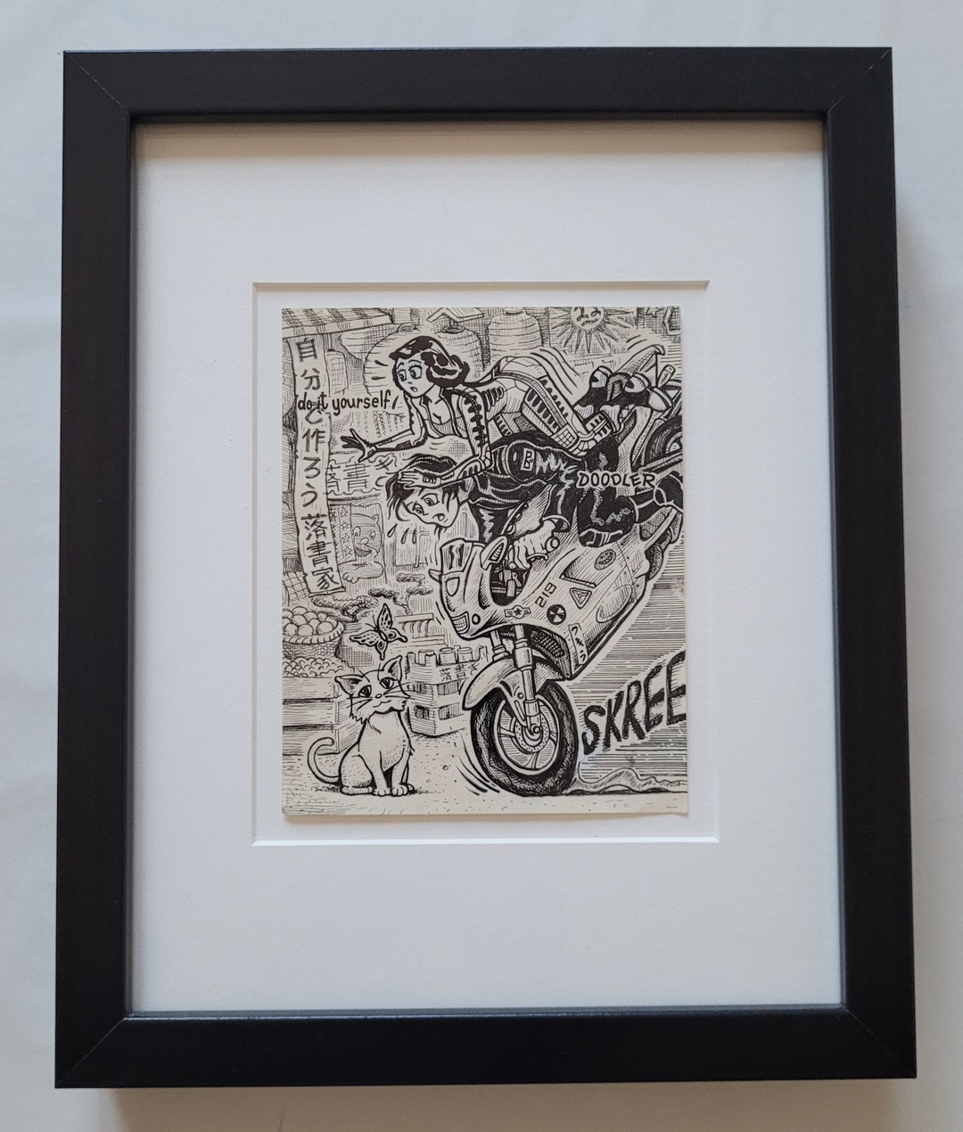 Original 'do It Yourself Doodler' Doodle Pad Drawing by David Jablow ...