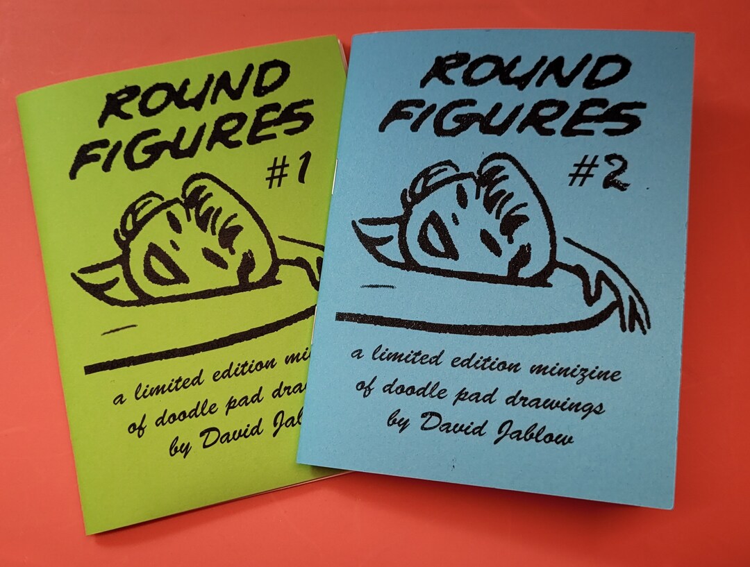 Round Figures MINIZINE #1 and #2 by David Jablow Signed and Numbered ...