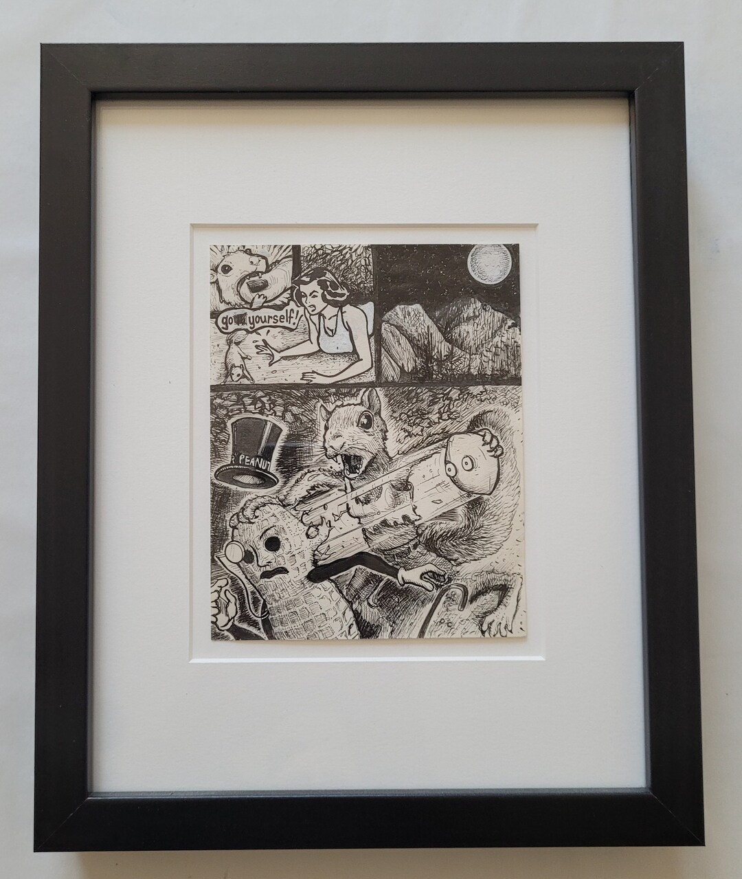 Original 'do It Yourself Doodler' Doodle Pad Drawing by David Jablow ...
