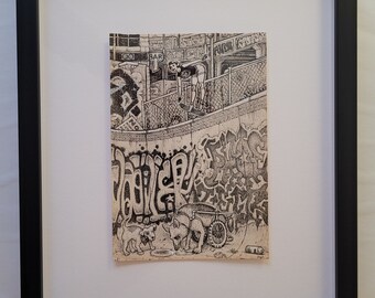 Original Doodle Pad Drawings by David Jablow | Etsy