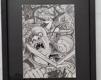 Original Doodle Pad Drawings by David Jablow | Etsy