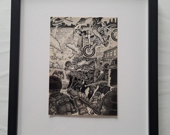 Original Doodle Pad Drawings by David Jablow | Etsy