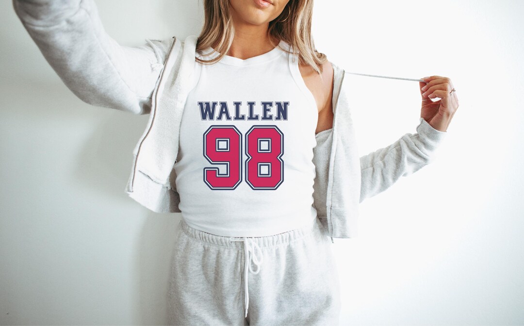 Morgan Wallen Women's Tank Top: 98 Jersey - Etsy