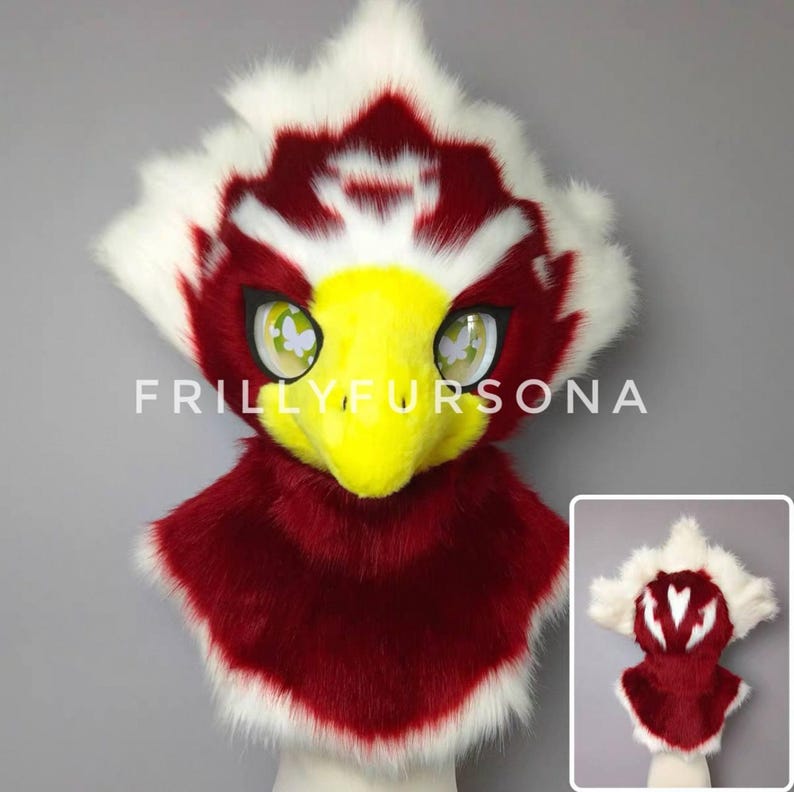 Kemono Fursuit Head, Dino Mask 3D Printed Fursuit Head Premade, Dragon ...