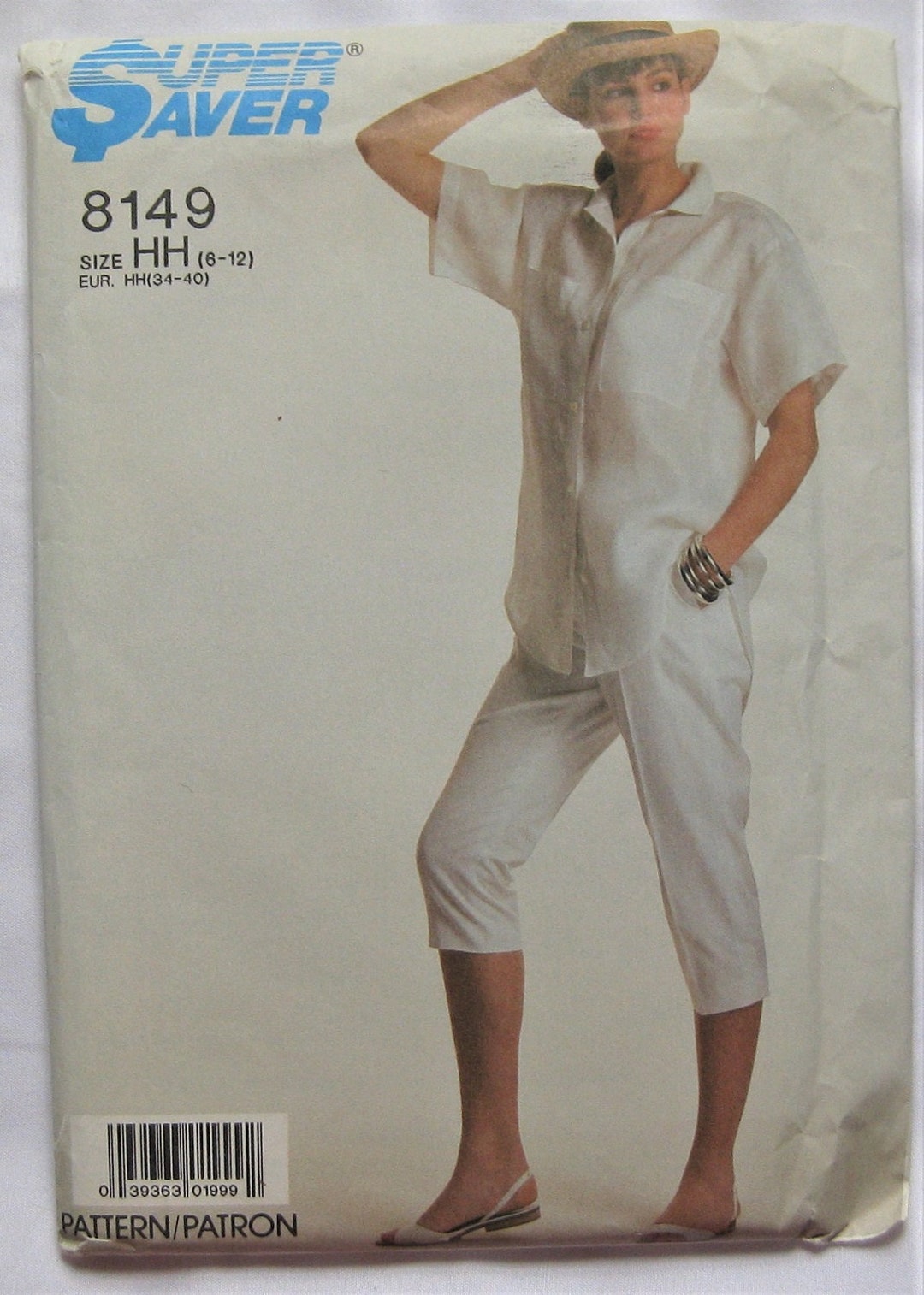 Simplicity Pattern 8149 Supersaver Misses' Pants and Shirt Size 6-12 - Etsy