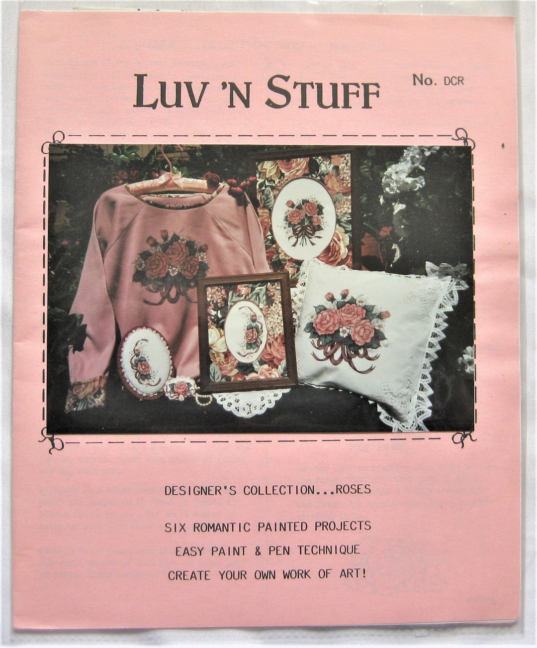 Luv 'N Stuff Pattern No. DCR Designer's Collection Roses - Etsy