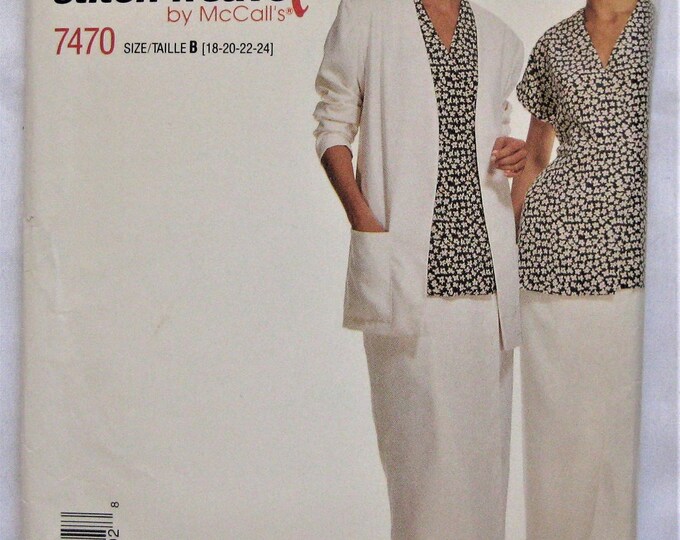 Mccall's Easy Stitch 'N Save Pattern 6354girl's Dress Sizes 7-8-10-12 ...