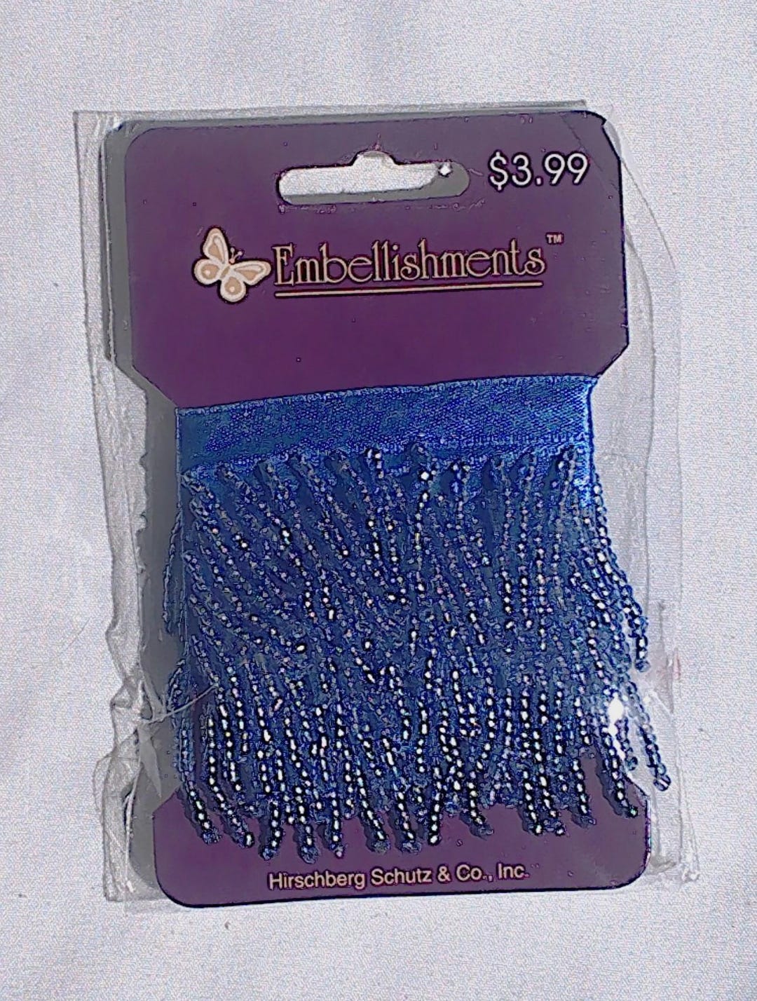 Beaded Trim Decorative Fringe Blue 1 Yd. Package - Etsy