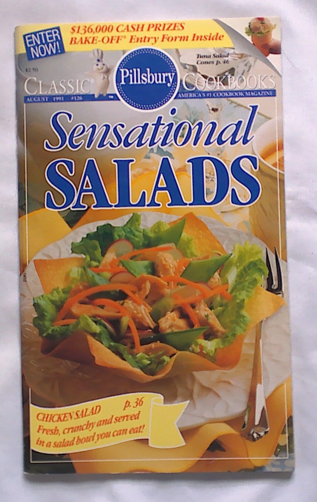 Sensational Salads Classic Pillsbury Cookbooks Magazine August 1991 - Etsy