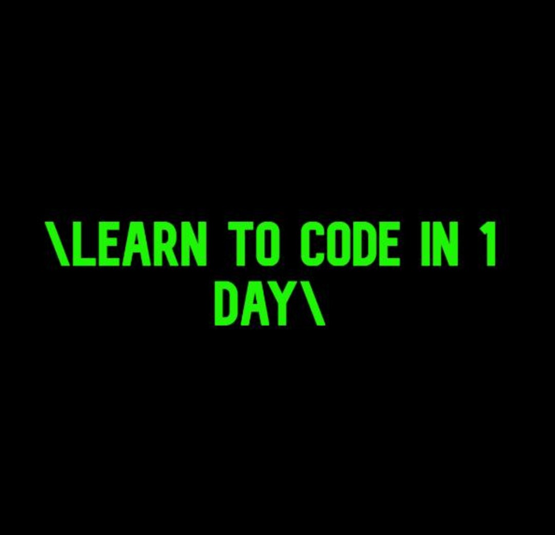 Learn to Code Today! Easy Step by Step Guide to Code - Etsy UK
