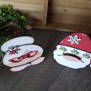 Santa & Mrs Claus Santa Mrs Claus Christmas Decoration Christmas Decor ...